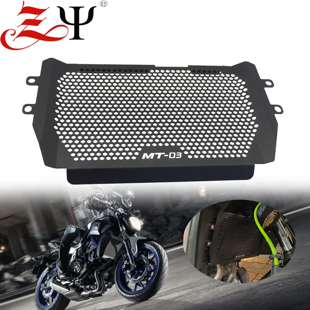 Motorcycle Radiator Tank Grille Guard Cover Protector Protection For Yamaha YZF R3 R25 MT25 MT03 ...