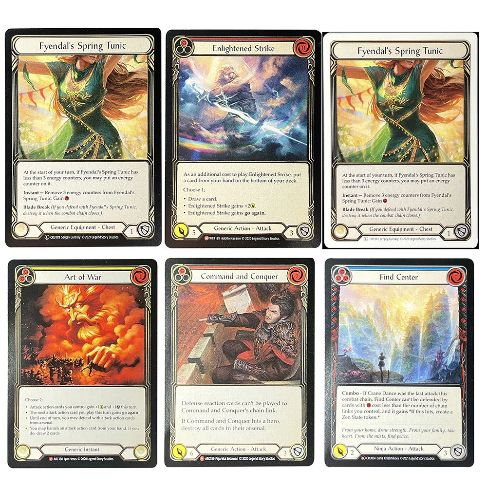 FAB-Regular-Proxy-TCG-Game-Cards-Art-of-War-Braveforge-Bracers-Courage ...