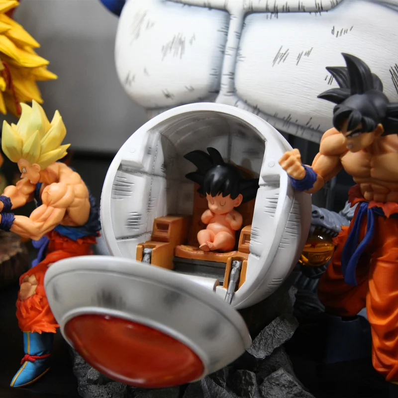 Anime-Dragon-Ball-Saiyan-Son-Goku-Space-Capsule-Balls-Spaceship ...