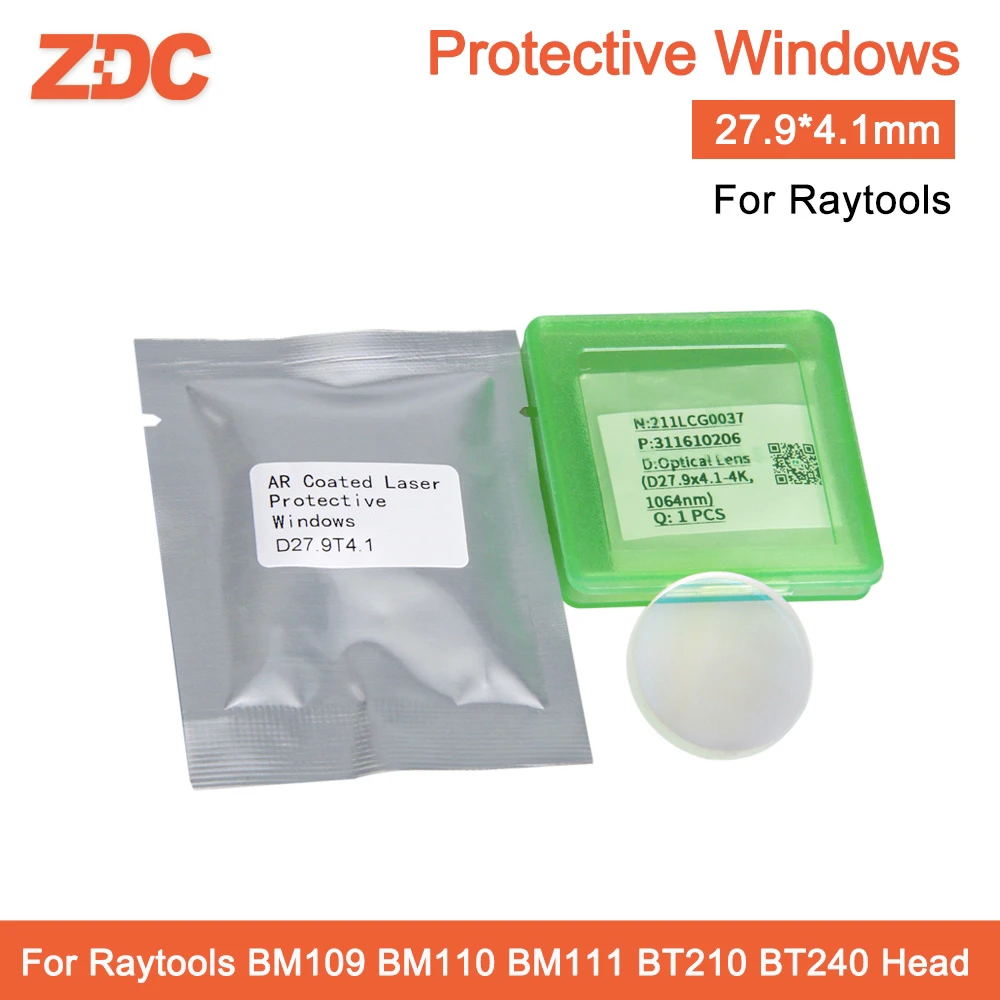 Raytools Optical Lens Protective Windows 211LCG0037 27.9*4.1mm1064nm ...