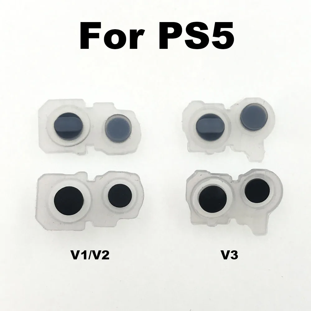 10Pairs Silicone Conductive Rubber Adhesive Button Pad For PS5 V1 V2 V3 ...