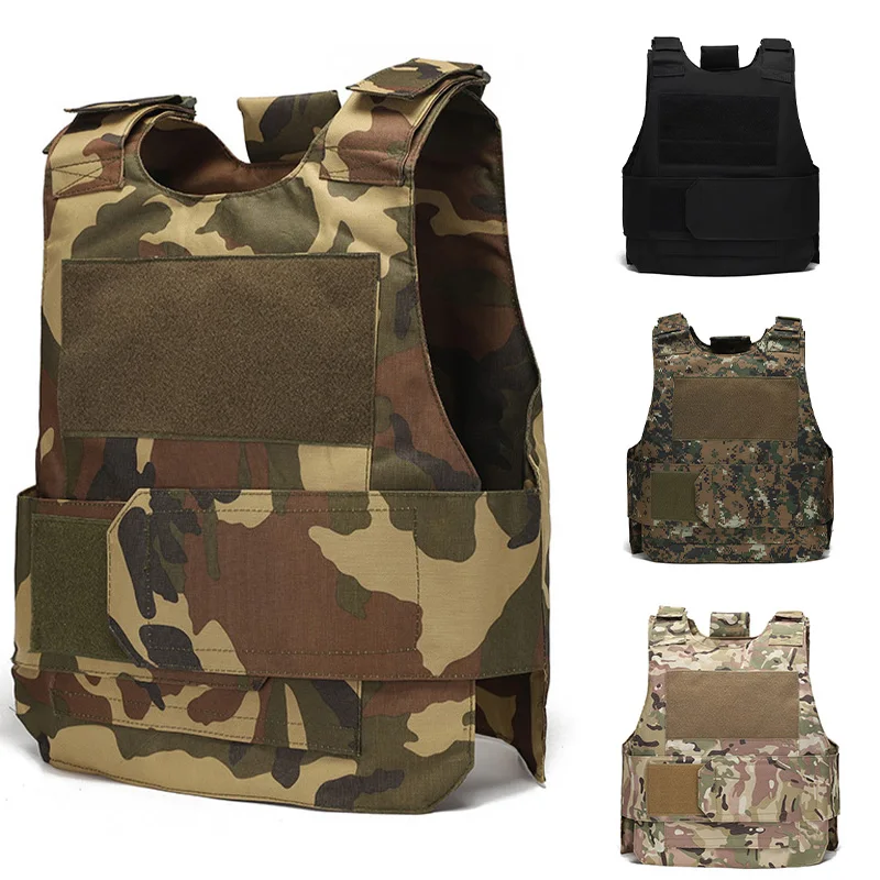 Outdoor Tactical Army Vest Military Molle Body Armor Airsoft Paintball ...