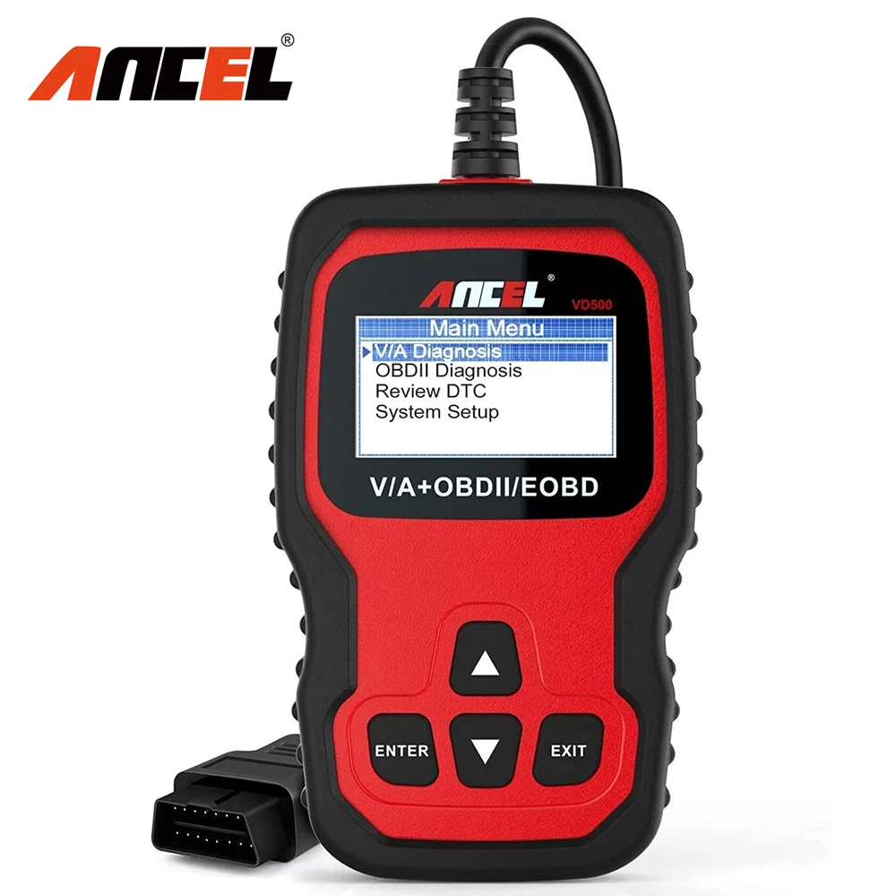 Ancel VD500 Automotive OBD2 Scanner For VW/Audi Full System Code Reader ...