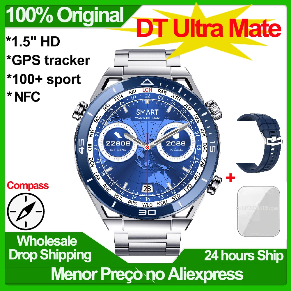 Reloj-inteligente-DT-Ultra-Mate-1-5-pulgadas-454-454-pantalla-hombres ...