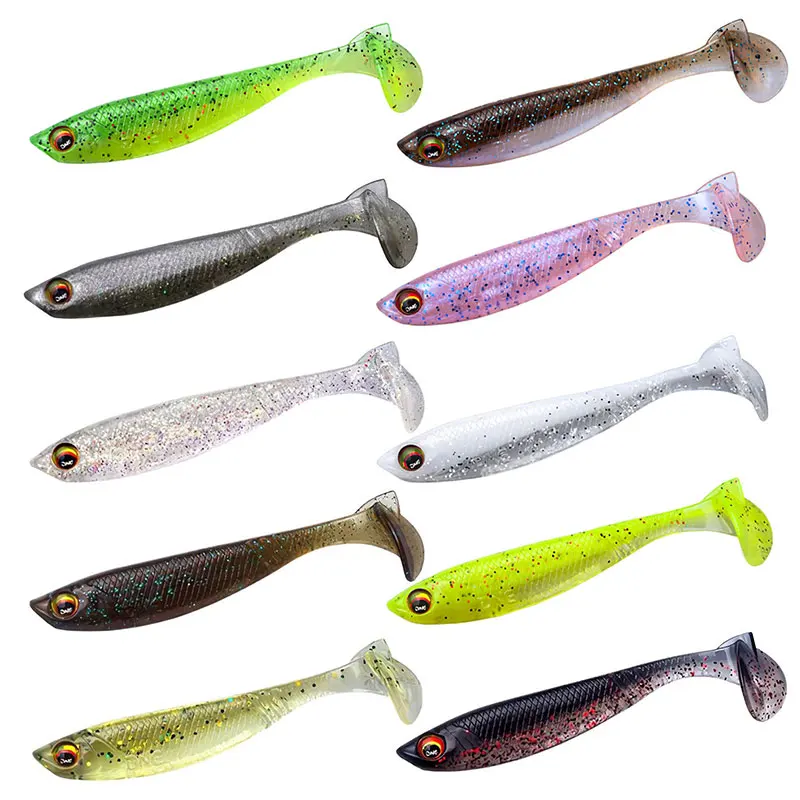 10-12pcs-3D-Eyes-Soft-Baits-Easy-Shiner-63mm-76mm-Soft-Silicone-Bait ...