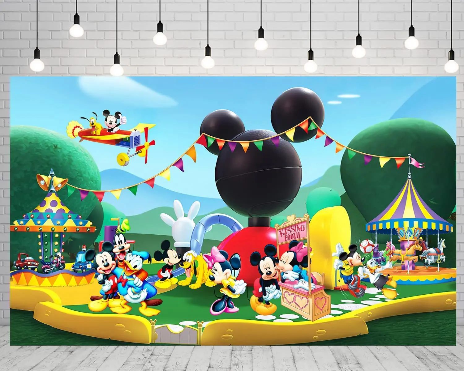 Mickey Mouse Clubhouse Backdrop Wall Banner