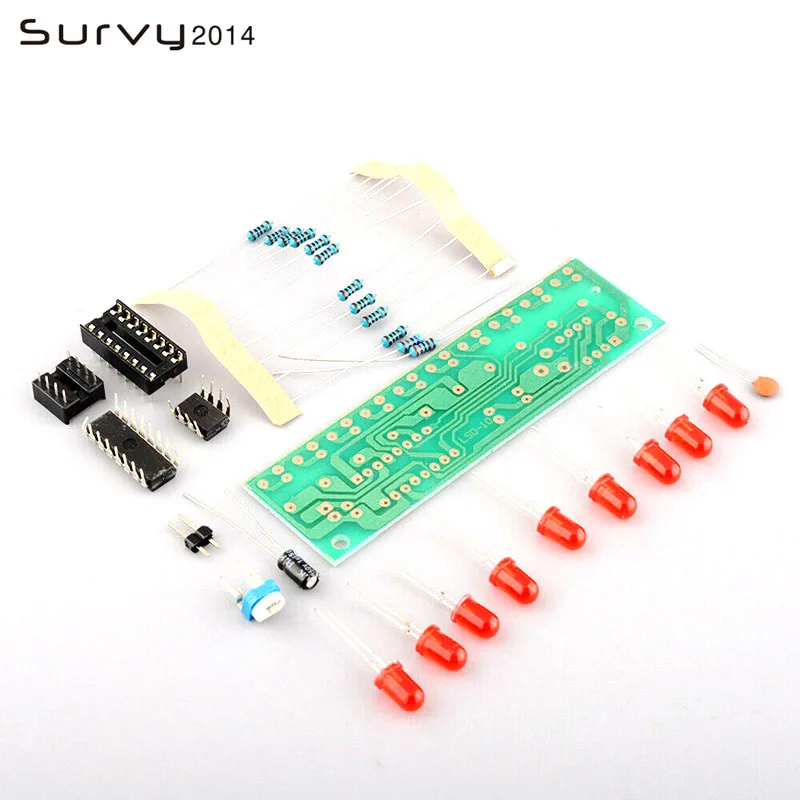 NE555-CD4017-Practice-Learing-Kits-LED-Light-Chaser-Sequencer-Follower ...