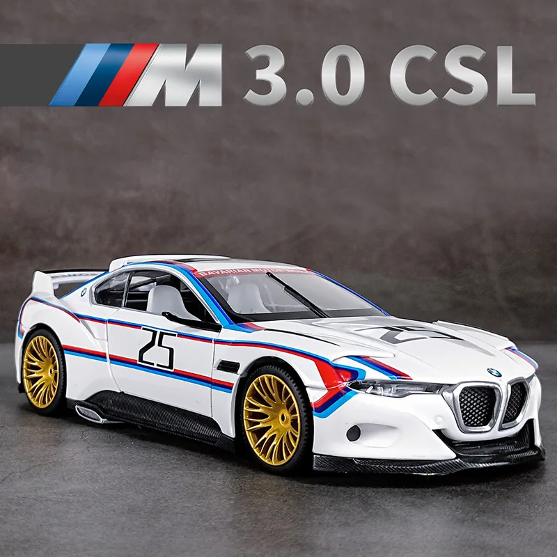 Luz-alta-Sport-Racing-carro-modelo-brinquedo-1-24-BMW-3-0-CSL-Hommage-R ...