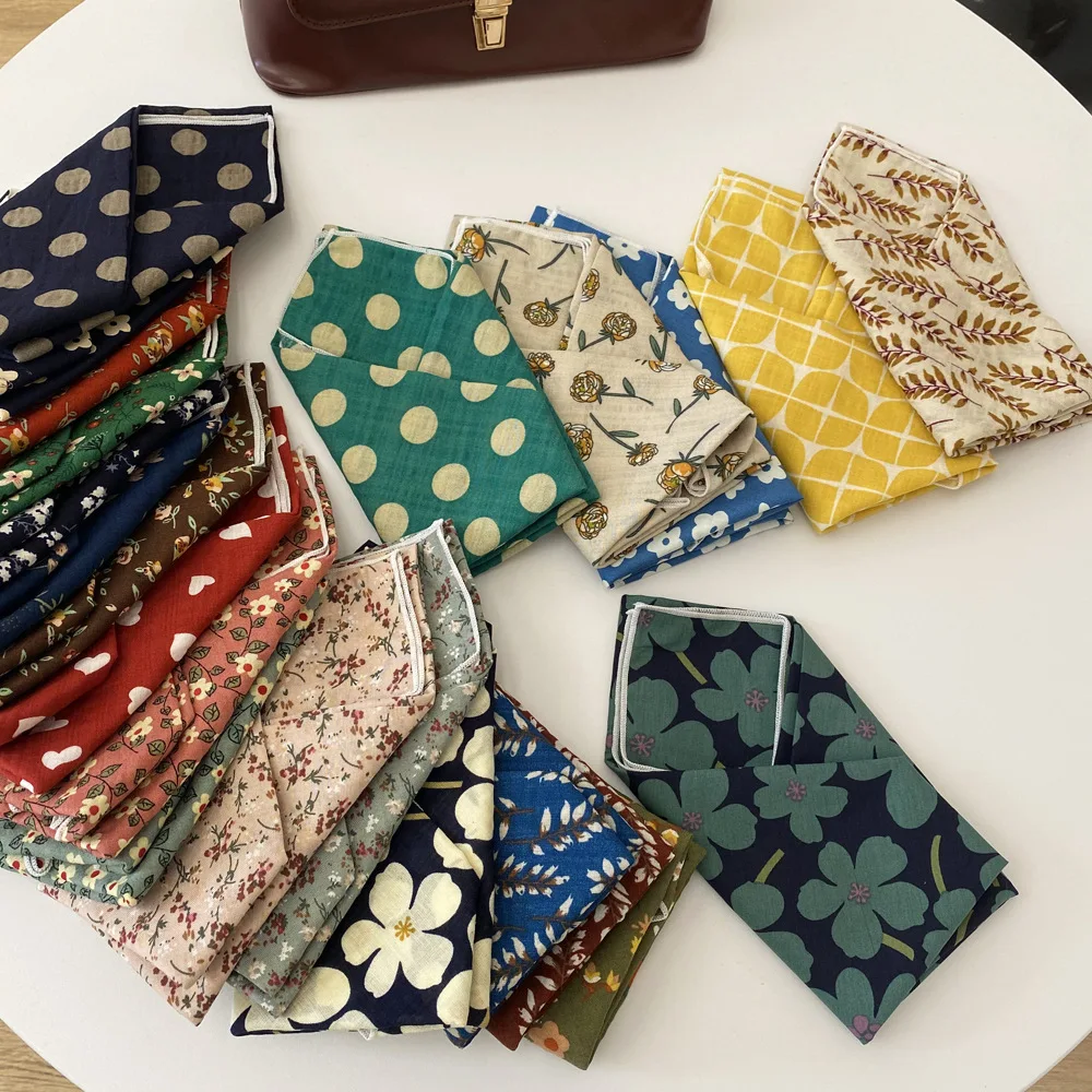 Fashion-Handkerchief-Women-Cotton-Neck-Scarves-Small-Wraps-Cute-Bandana ...