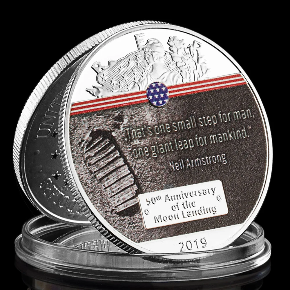 US-50th-Anniversary-of-The-Moon-Landing-2019-Commemorative-Coin ...