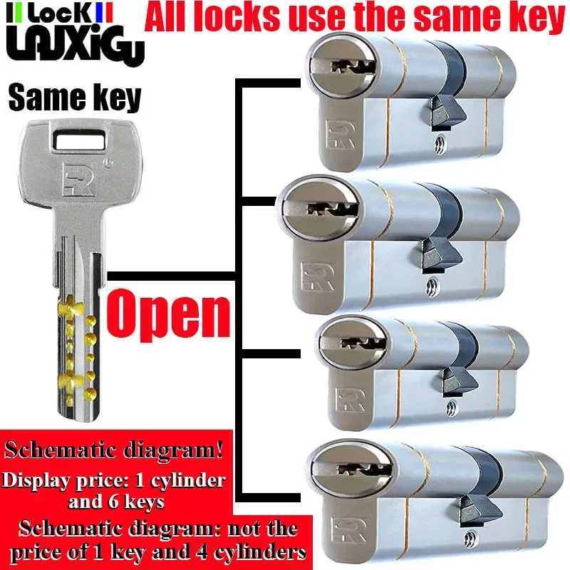 Customize-the-same-key-to-open-all-cylinder-doors-European-standard ...