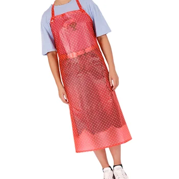 Oil-proof Apron Sleeveless Pinafore Waterproof Save-all Transparent PVC ...