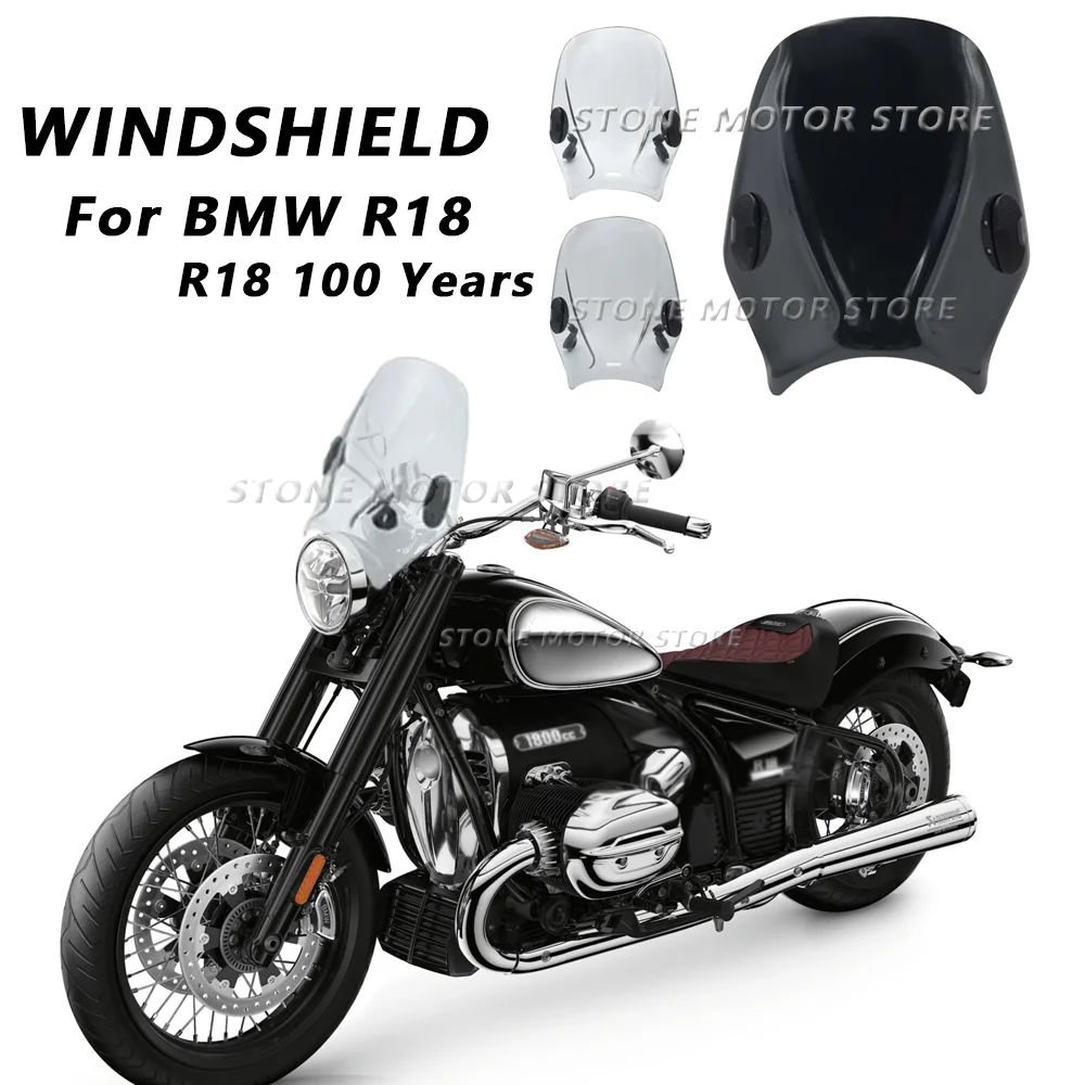 For-BMW-R18-R-18-R18-100-Years-2021-2022-2023-Motorcycle-WindScreen ...
