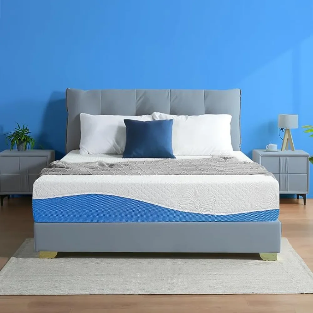 King-Mattress-Mattresses-for-Sleeping-Blue-King-Size-Bed-Medium-Firm ...
