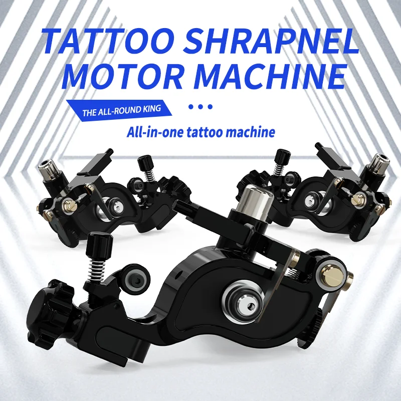 POPEIRONS Adjustable Travel Tattoo Gun Side Bullet Motor Machine ...