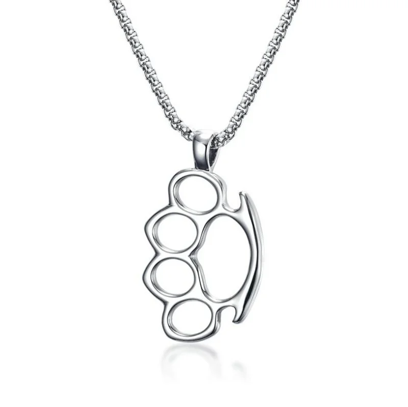 Domineering-Personality-Knuckles-Fighting-Boxing-Pendant-Necklace-for ...