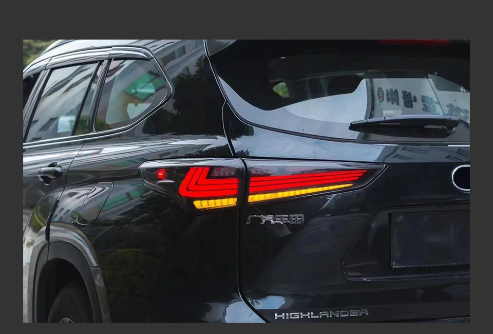 Toyota Highlander Led Tail Light 2021 Lexus Design Rear Lamp Light Drl ...