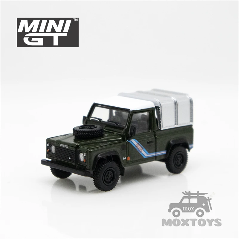 MINI GT 1:64 Land Rover Defender 90 Pickup Bronze Green Diecast Model ...