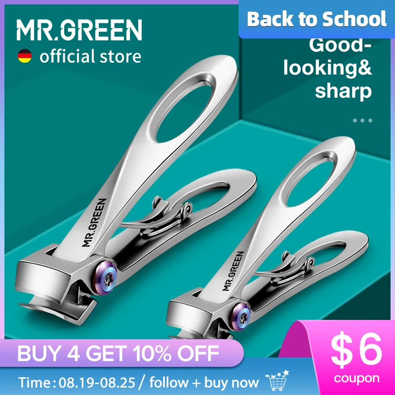 MR-GREEN-Nail-Clippers-Wide-Jaw-Opening-Stainless-Steel-Fingernail ...
