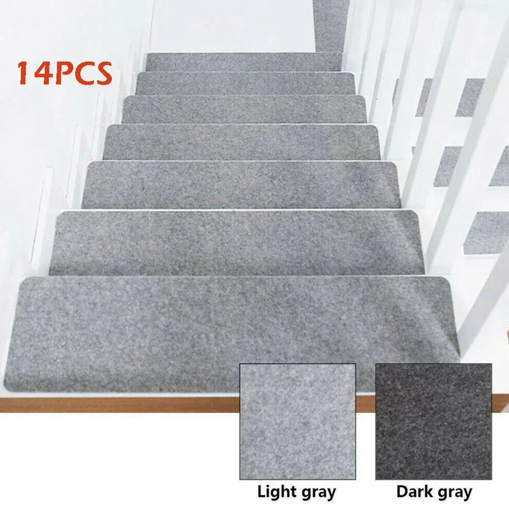 14Pcs-Set-Stair-Tread-Carpet-Mats-Self-adhesive-Floor-Mat-Door-Mat-Step ...