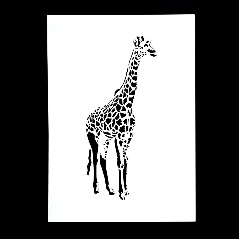 Giraffe Stencil For Wall