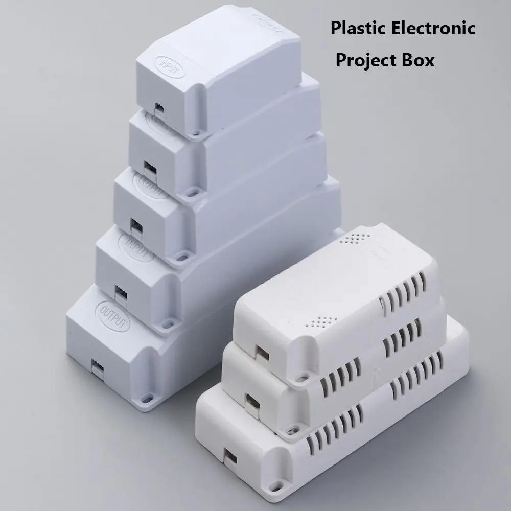 2-Styles-White-Waterproof-Cover-Project-ABS-Plastic-Electronic-Project ...