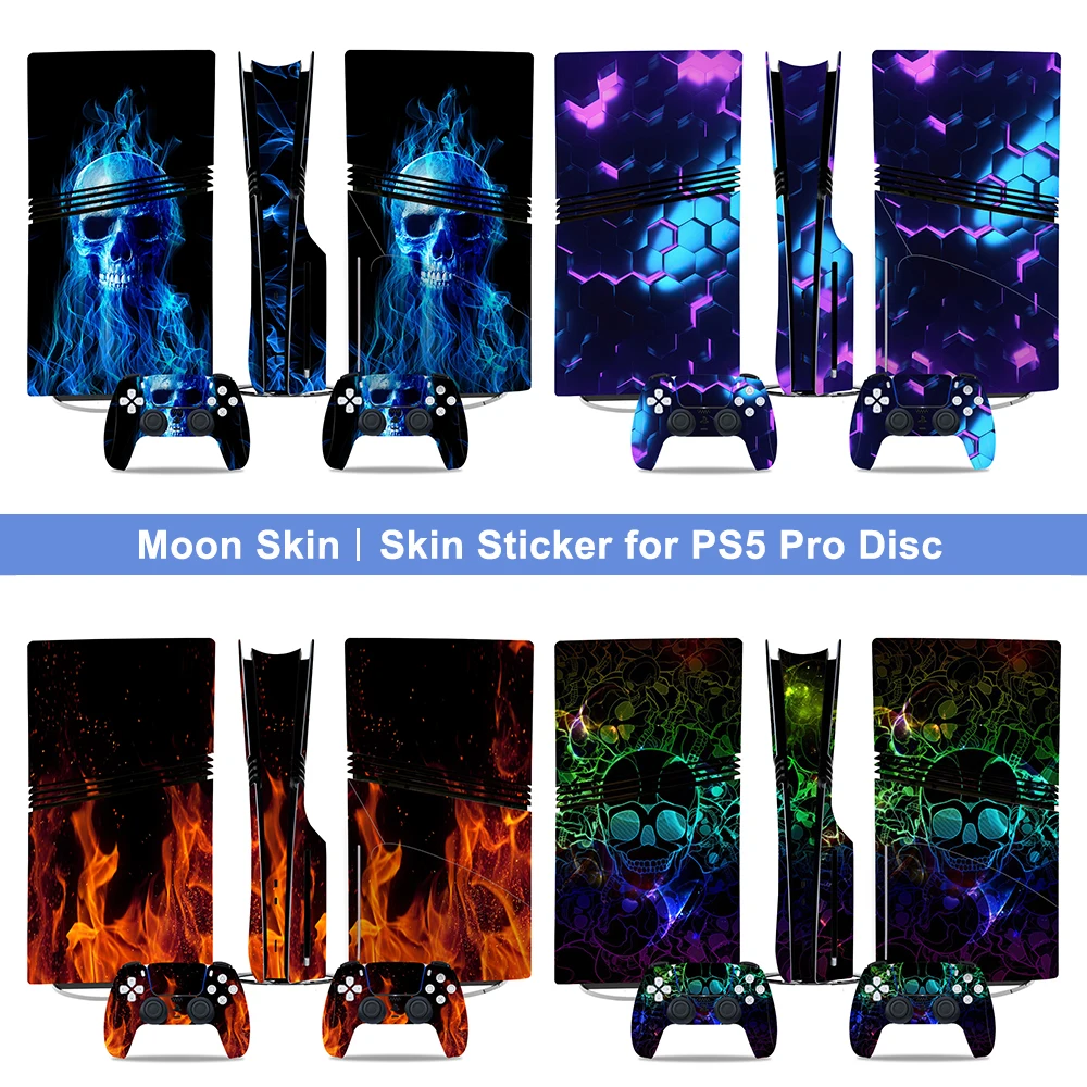 For PS5 Pro Disc Skin Sticker Console Protective Vinyl Decal Cover for ...