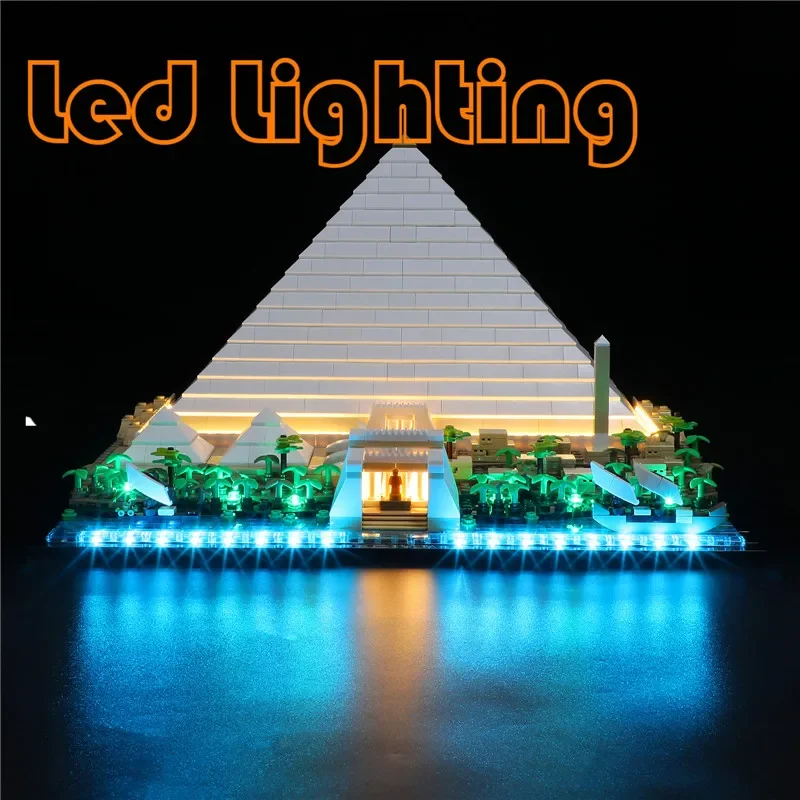 Buildings-Lighting-Set-For-21058-The-Great-Pyramid-of-Giza-Architecture-Not-Include-Building ...