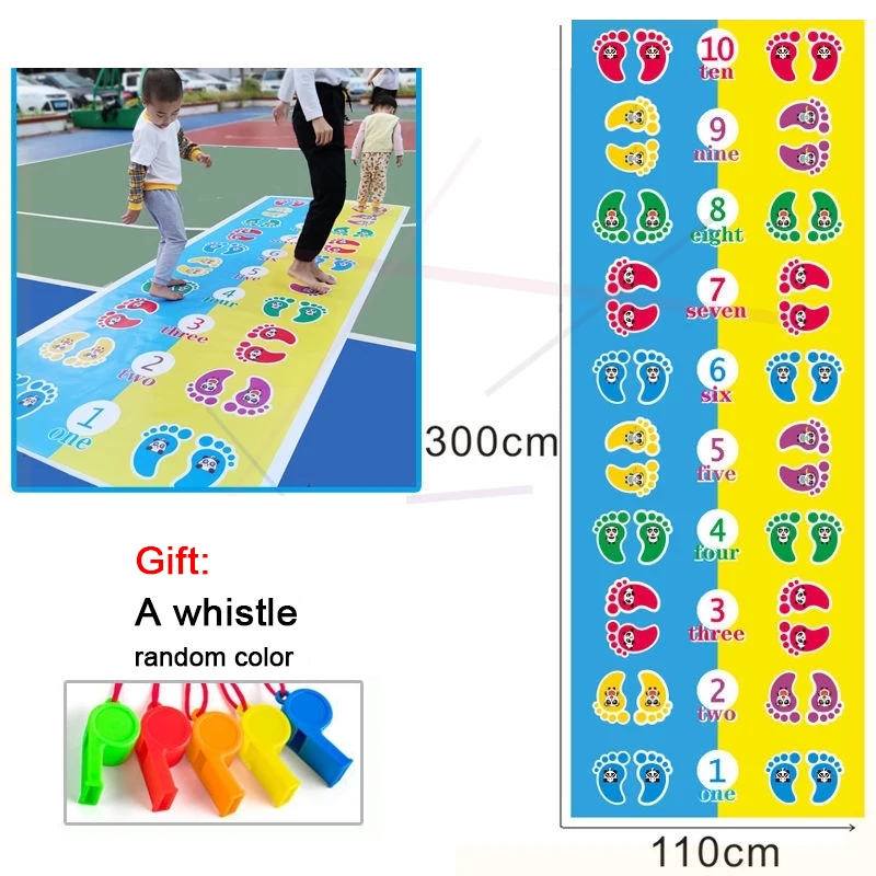 Best Hopscotch Game With Hands And Feet Kids Mat - KDBazar