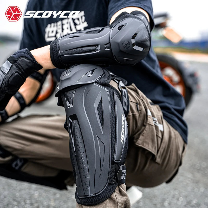 SCOYCO-K50H50-Motorcycle-Knee-Elbow-Pads-Motocross-Racing-Protection ...