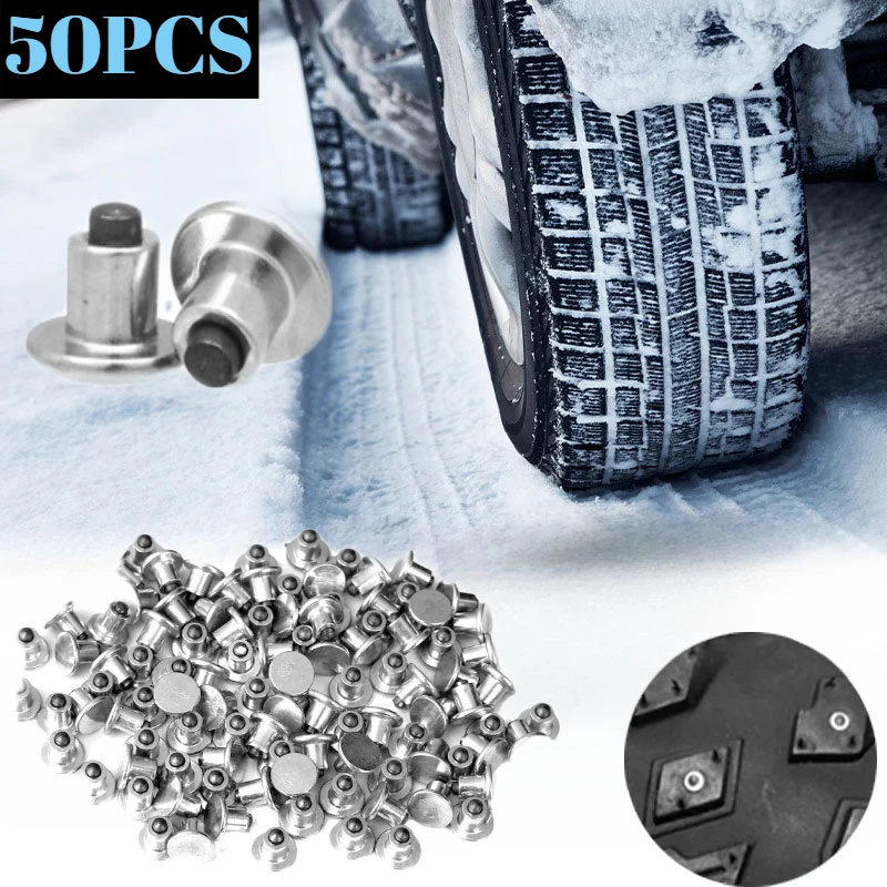 50 /100 PCS Motorcycle Tire Ski Spikes Tire Studs Steel Studs for ...