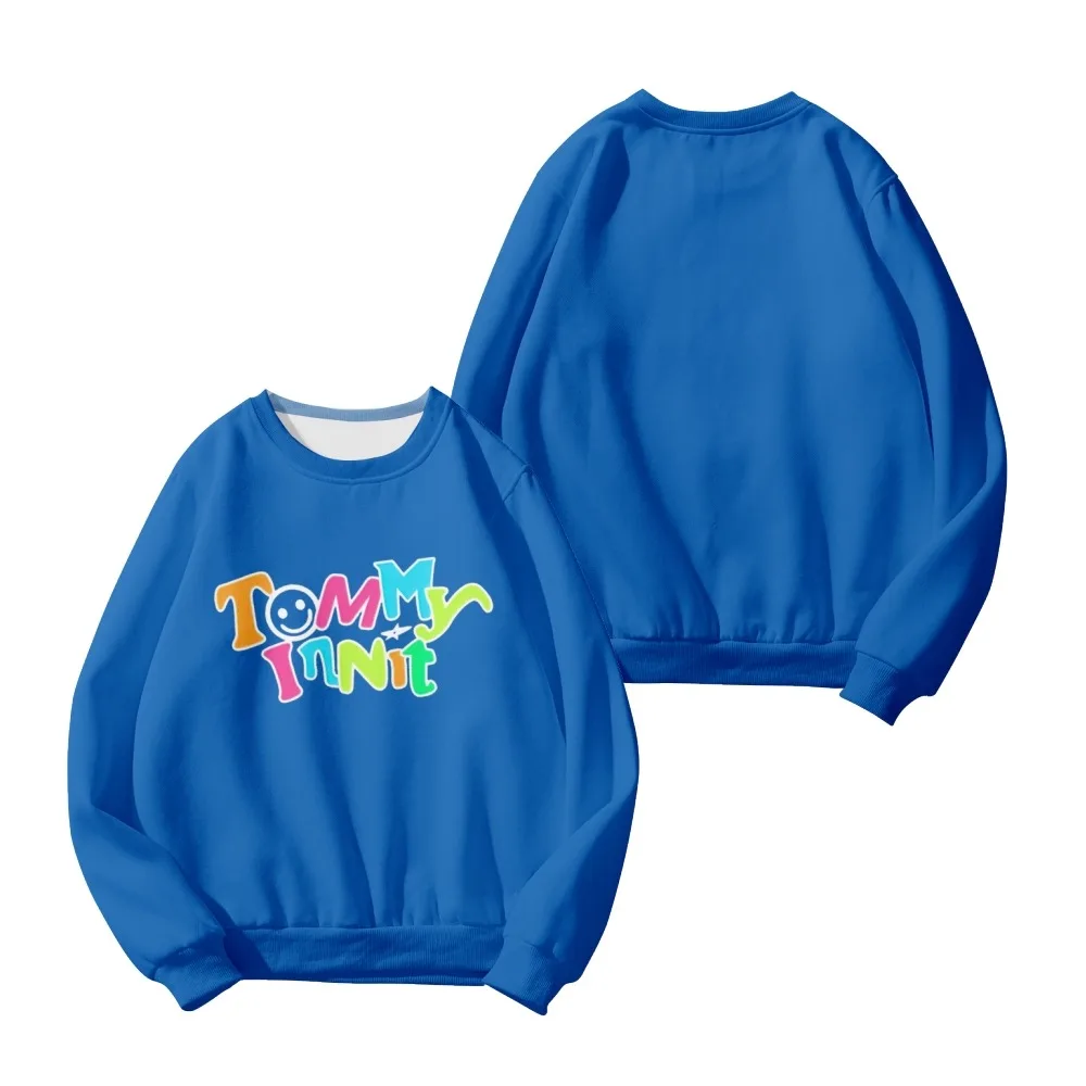 TOMMYINNIT-Merch-Blue-Cosplay-Crewneck-Dream-Team-SMP-MCYT-Hoodies ...