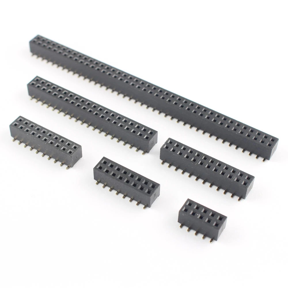 10pcs 2mm 2.0mm Pitch 2x5 2x8 2x10 2x12 2x20 2x40 Pin Female Double Row Smt Smd Header Socket ...