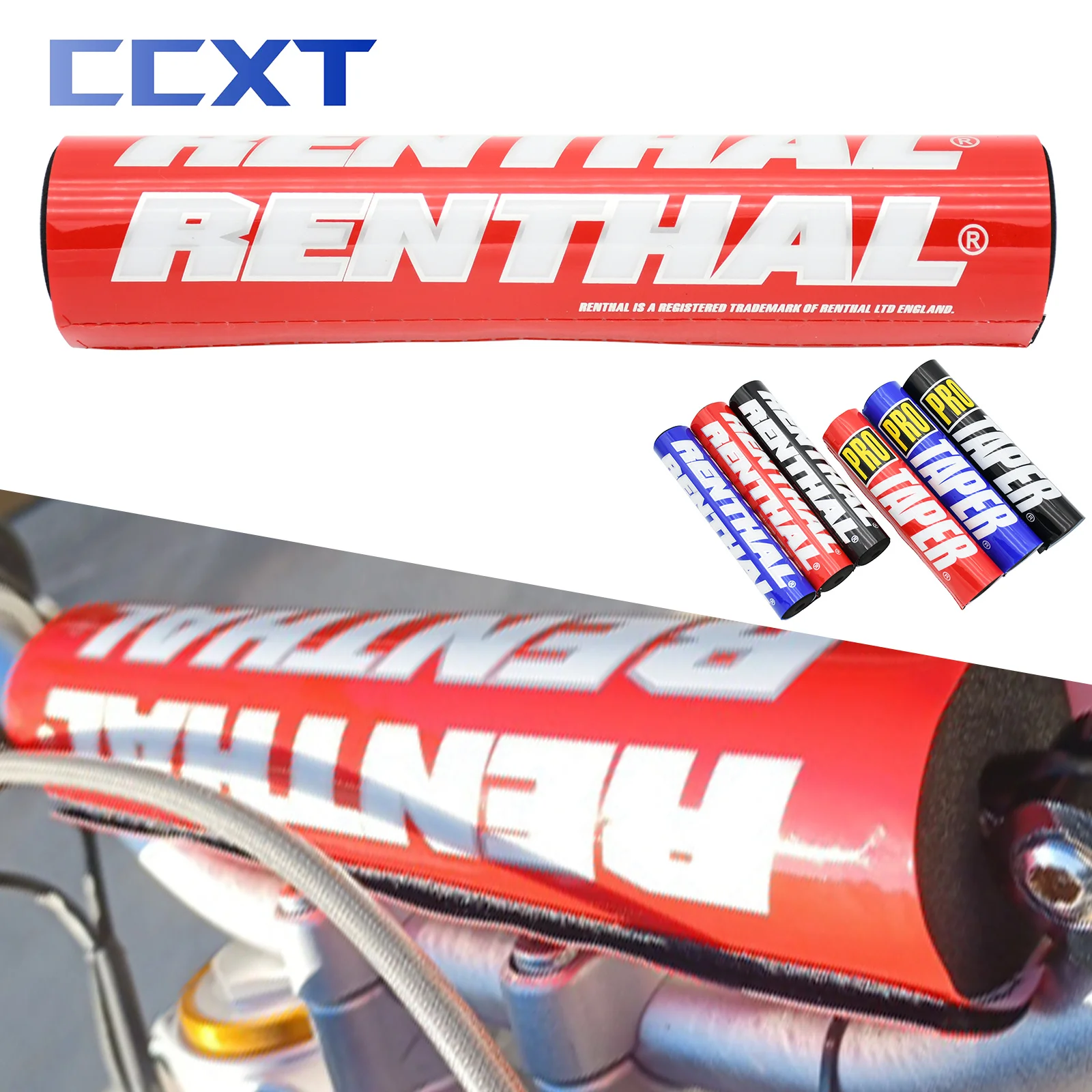 MotorcycleRenthal Pro Taper Handlebar Pads Motorcycle Round Crossbar ...