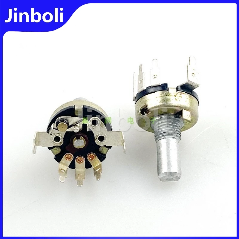 3PCS R17 Type With Rotary Switch Potentiometer B10K 5-Pin Vertical ...