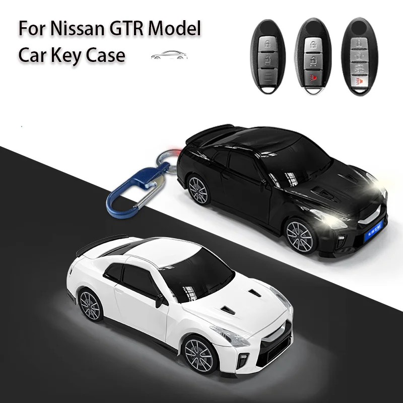 For Nissan GTR Car Model Key Case for 350Z Qashqai J10 J11 X-Trail T31 ...
