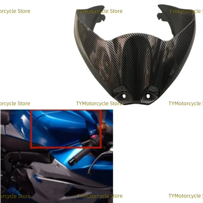 Carbon-fiber-coating-Motorcycle-Gas-Front-Tank-Cover-Fairing-Cowling ...