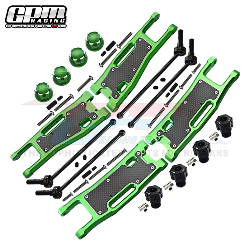 +6.5mm widen wheel adapter+suspension A arm set + joint cvd shaft For ...