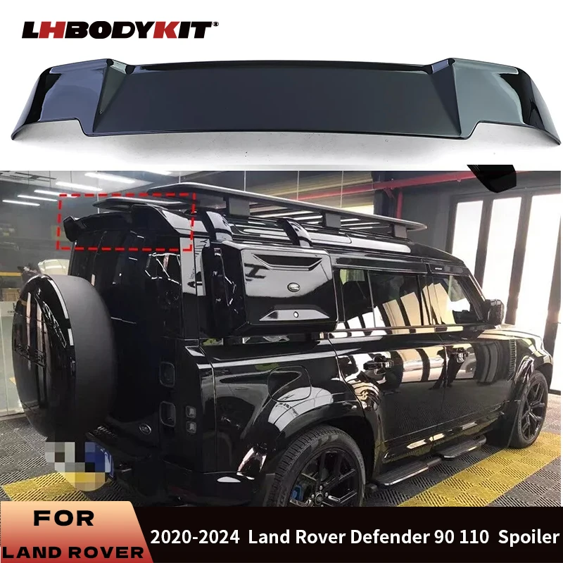 For Land Rover Defender 90 110 130 2020-2024 Black Rear Tail Roof ...
