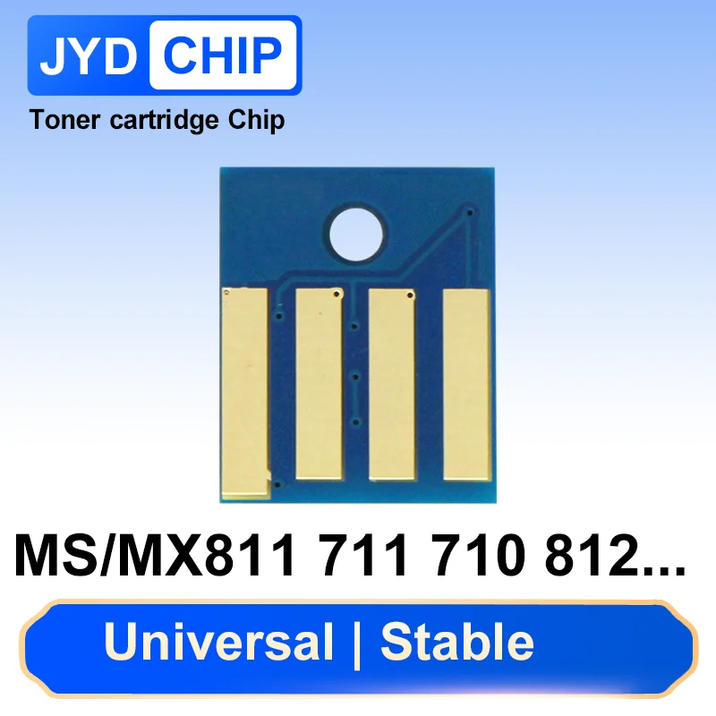 45k Full Capacity Ms811 Mx711 Universal Toner Chip Reset For Lexmark ...
