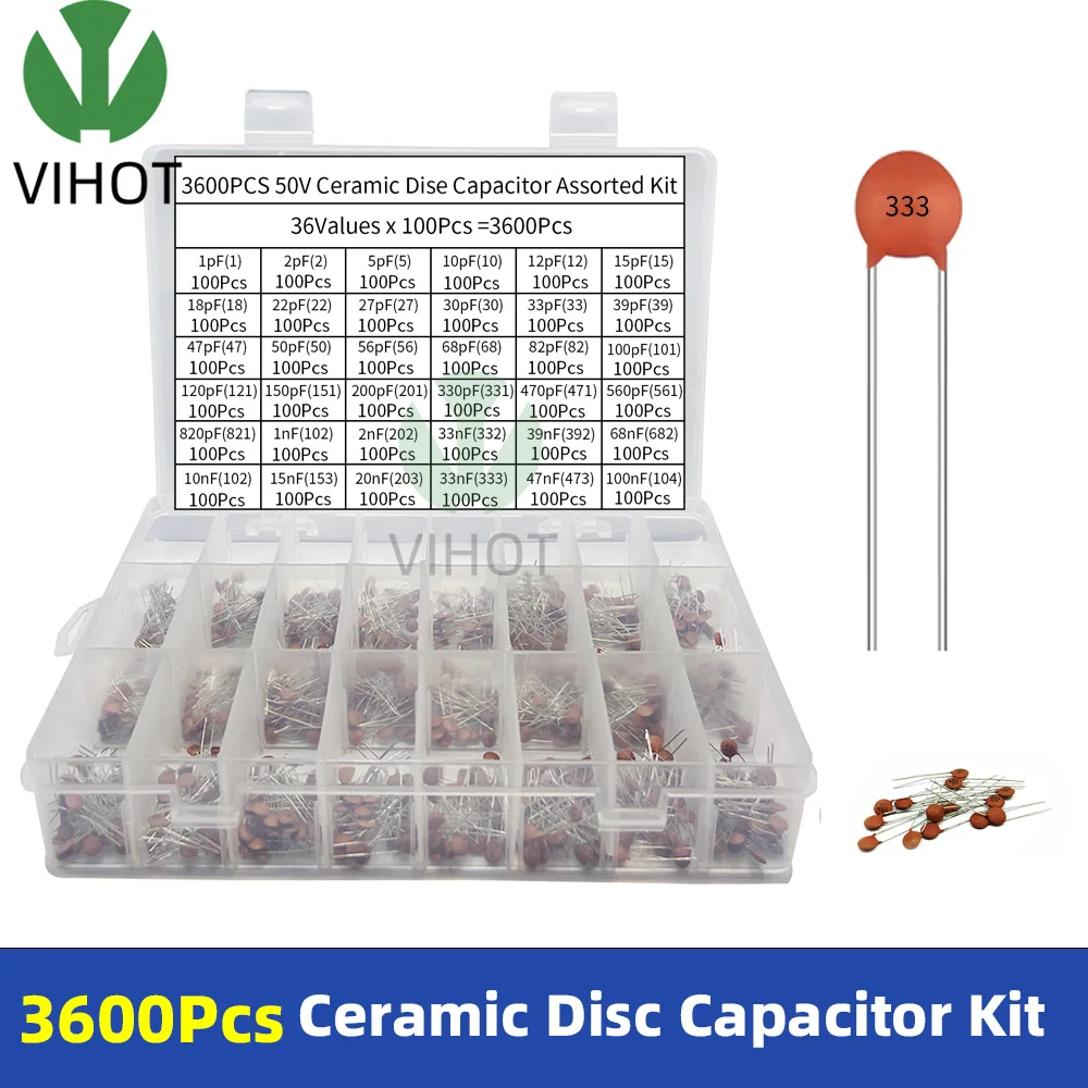 3600Pcs-High-Voltage-Ceramic-Disc-Capacitor-Assorted-Kit-36Values ...