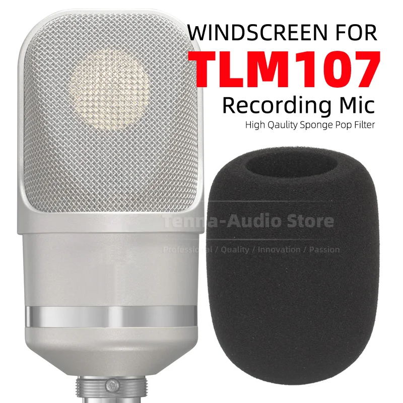 For-NEUMANN-TLM-107-TLM107-Windproof-Microphone-Sponge-Foam-Windshield ...