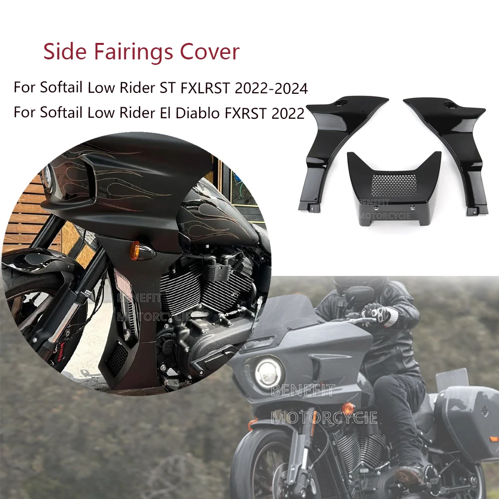 Lowrider St For Softail Low Rider ST FXLRST 2022-2024 Side Fairings ...