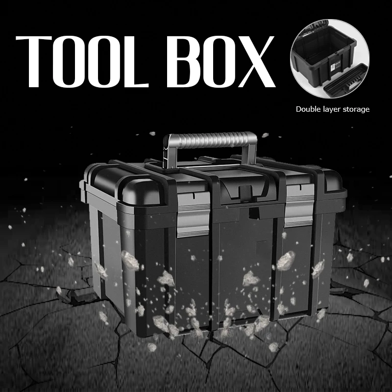 Large Tool Box Increase In Height Suitcases Hardware Parts Box With ...