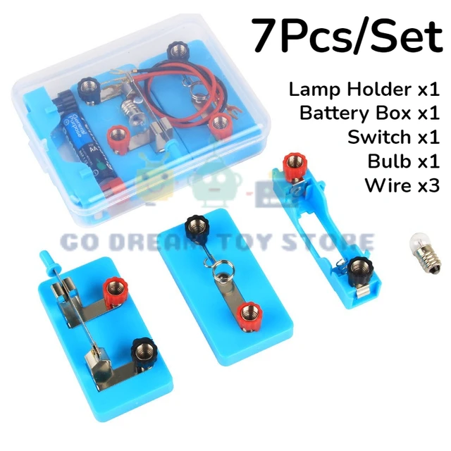 DIY Basic Circuit Electricity Learning Kit Physics Educational Toys For Children STEM Experiment ...