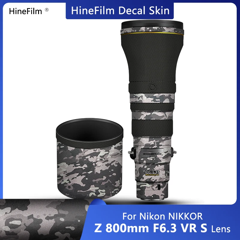 Hinefilm Skin for Nikon Z 800mm f/6.3 VR S Lens Sticker Nikkor 800F6.3S ...
