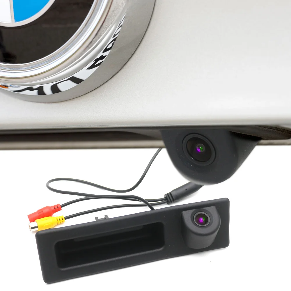 Car Trunk Handle Switch Rear View Backup Parking CCD Camera for BMW 3 5 ...
