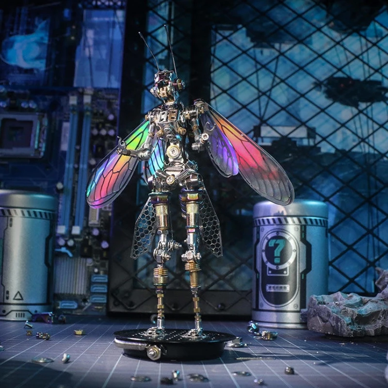 DIY-Mechanical-Insects-Assembly-Kit-Animals-Metal-Wasp-Scorpion-Mantis ...