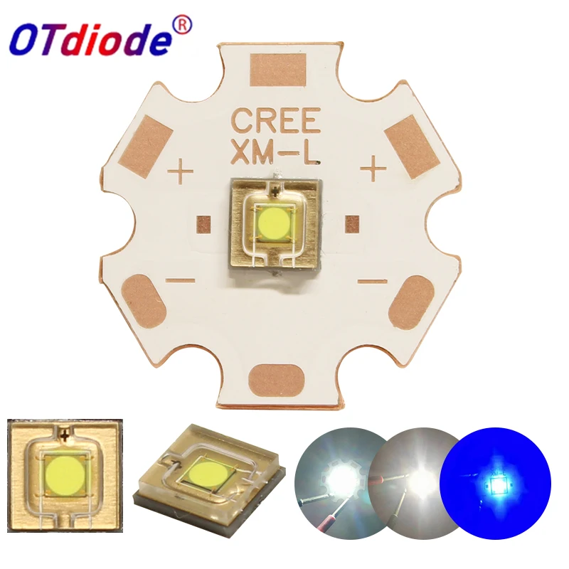 High Power 20W LED High Power Chip XML 5050 SMD XML2 XHP50 Bead Cold Warm White Blue For Outdoor ...