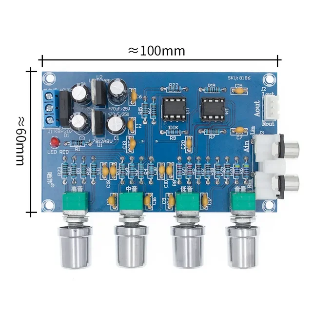 XH-M164 power amplifier tuning board front stage board NE5532 front ...